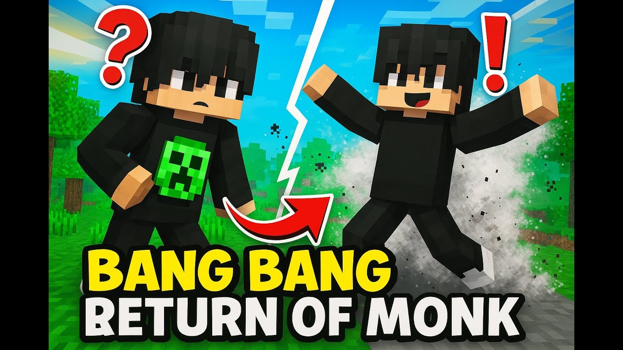 Day-15 Monk is back @MrJuniorOfficial is missing me 🤣 👑| Hellomonk IS ...