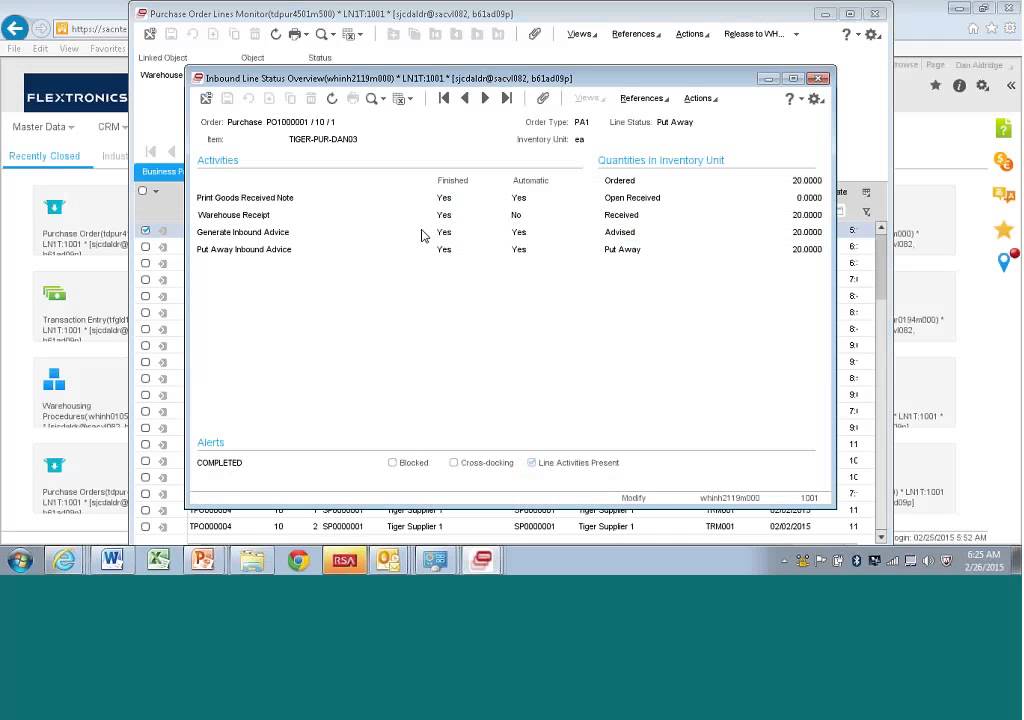 Infor LN Preset Views in the Web UI - Purchase Orders - YouTube