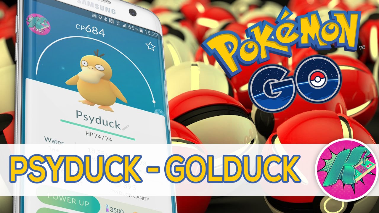 Pokemon GO - PSYDUCK Evolves into GOLDUCK - YouTube