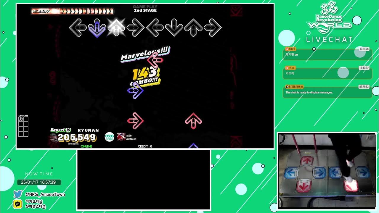 [AmuseTown] DDR Live stream - YouTube