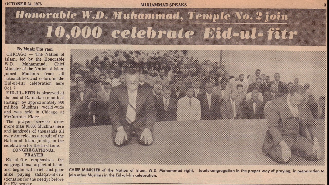 How Messenger Elijah Muhammad's Followers Pray - YouTube