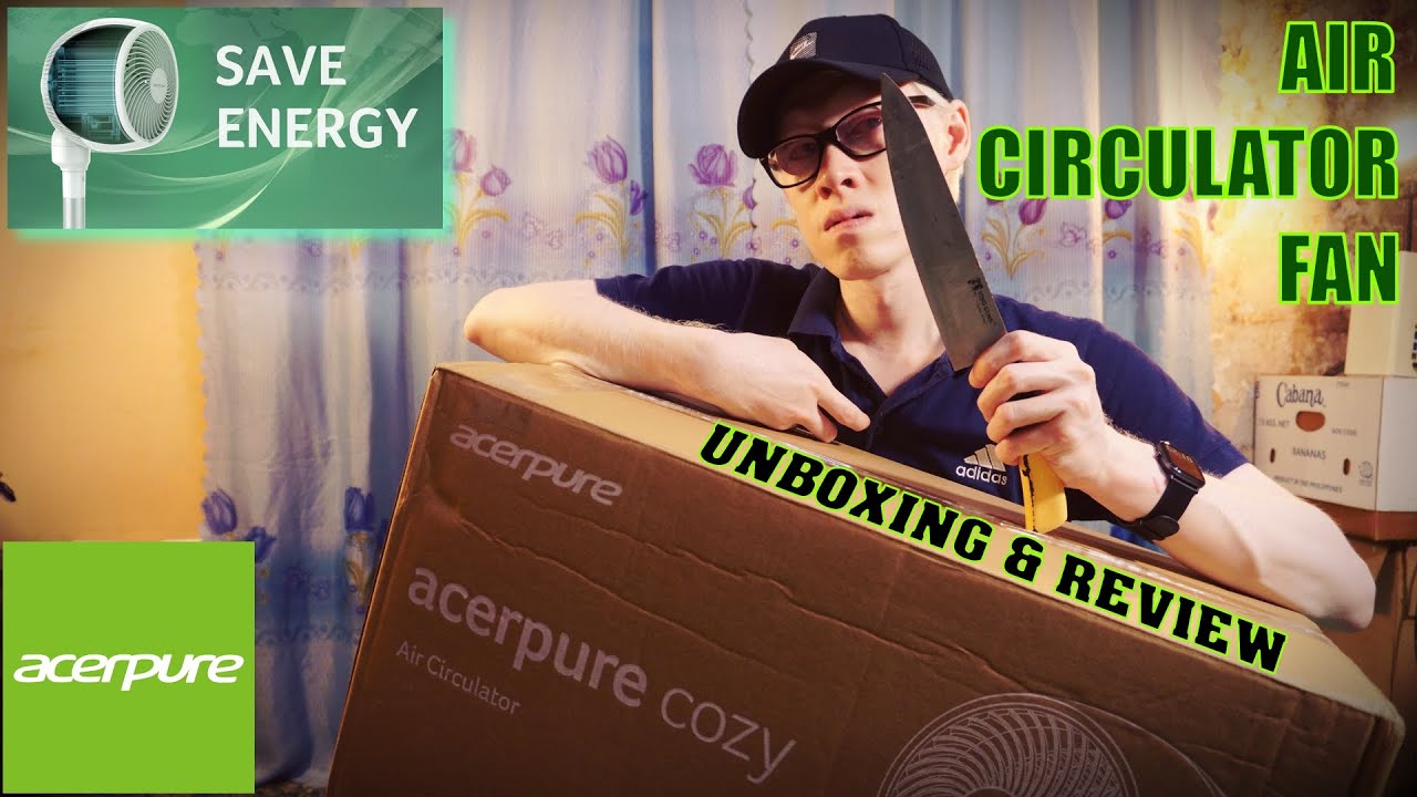 Memperkenalkan Kipas Jimat Elektrik Dari Acer - acerpure cozy Air Circulator Fan AF551-20W - YouTube