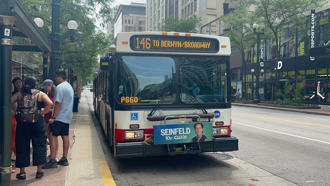 CTA Bus Ride 146 Inner Lake Shore Express From Madison To Sheridan CTA ...