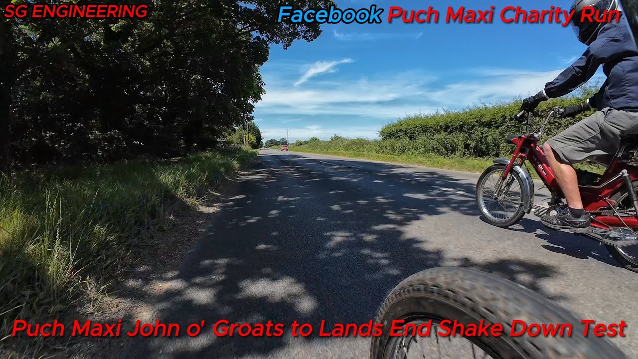 Puch Maxi Charity Run Shake Down - YouTube