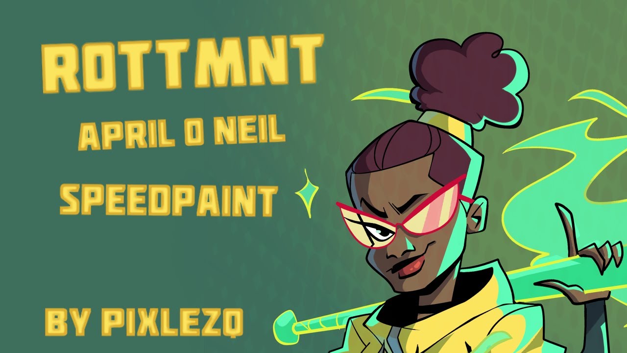 ROTTMNT: April Finale Speed Paint - YouTube
