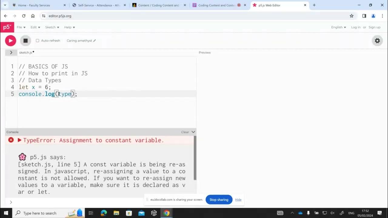 Introduction to Java Script using P5 - YouTube