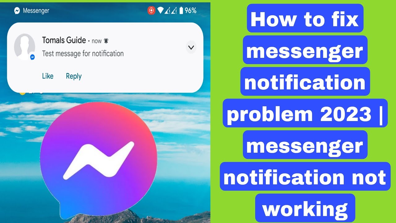 How to fix messenger notification problem 2023 | messenger notification ...