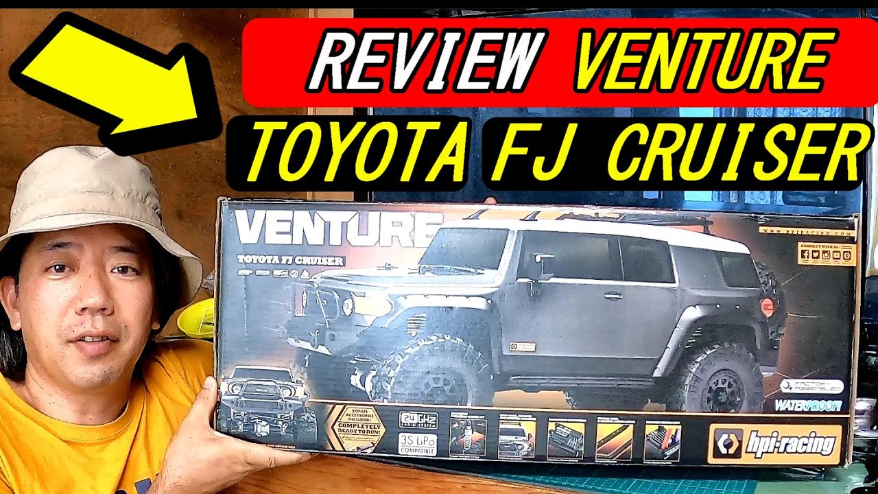 HPI VENTURE TOYOTA FJ CRUISER REVIEW AND TEST - YouTube