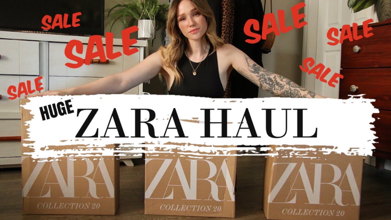 HUGE ZARA SALE HAUL 🤯| Try-on and Review | Clothes & Shoes - YouTube