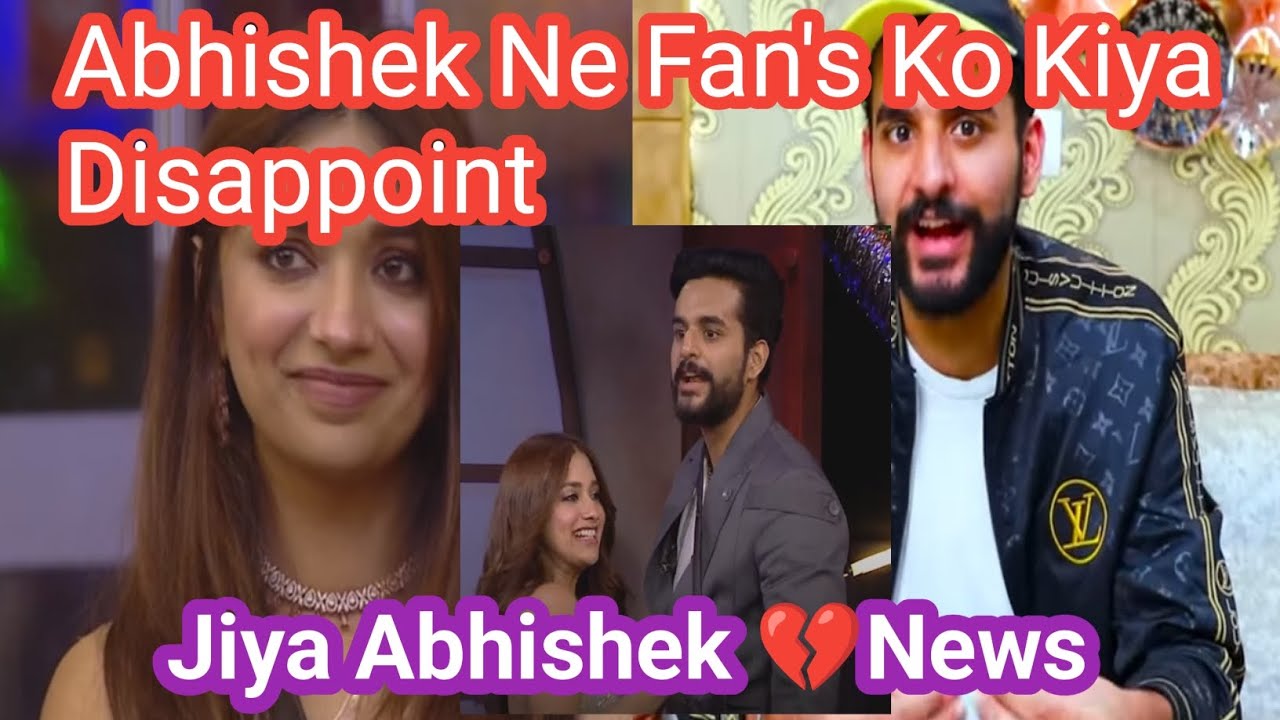 Abhishek Or Jiya Ki Jodi Tutti, ABHIYA Fan's Heartbreaking News |Dimple ...