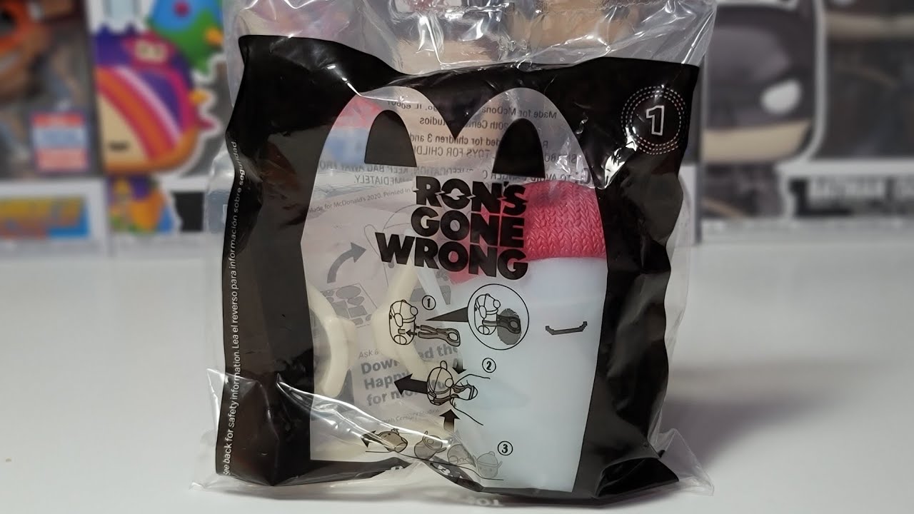 4K Disney Ron's Gone Wrong McDonald's Happy Meal #1 Ron B*Bot Review ...