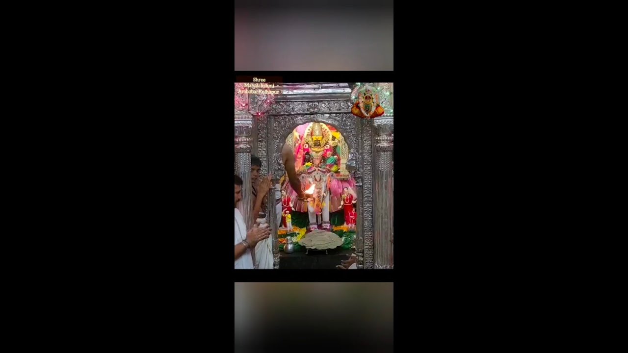 Today Shree Mahalakshmi Darshan | Kolhapur Live Aarti Darshan# ...