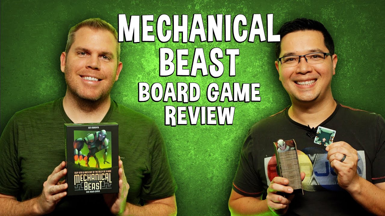 Review of Mechanical Beast - Tile Placement Sci-Fi Board Game - YouTube