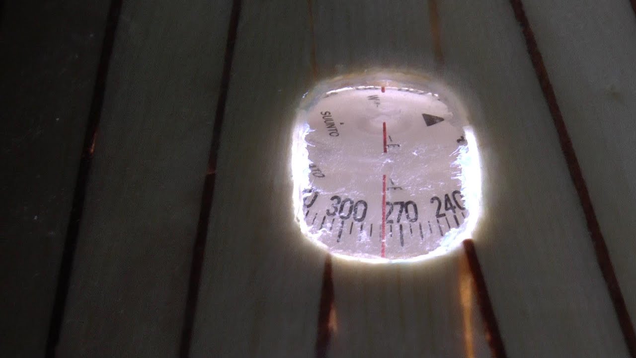 Installing a Suunto compass under the kayak deck of my Thule/2 DIY ...