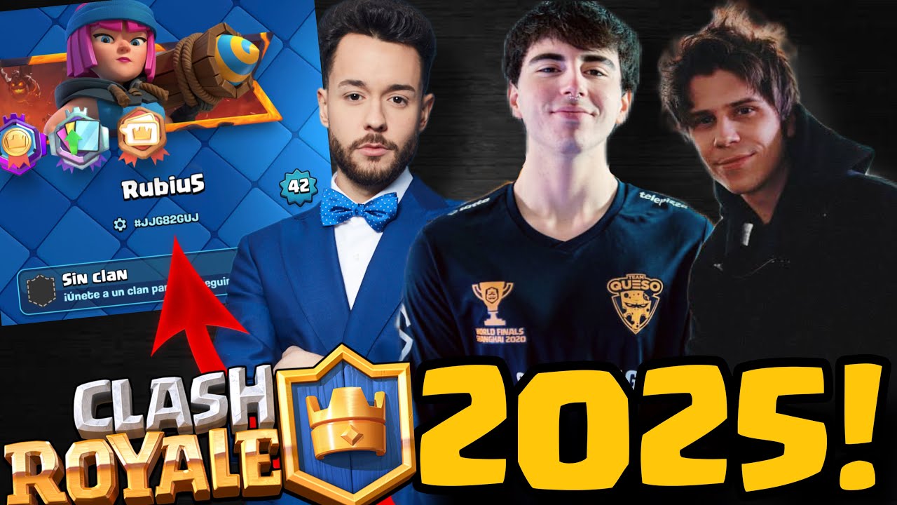 FAMOSOS que juegan Clash Royale en 2025 - YouTube