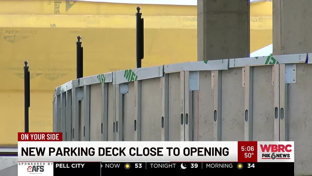 New parking deck close to opening at DCH Regional Medical Center - YouTube