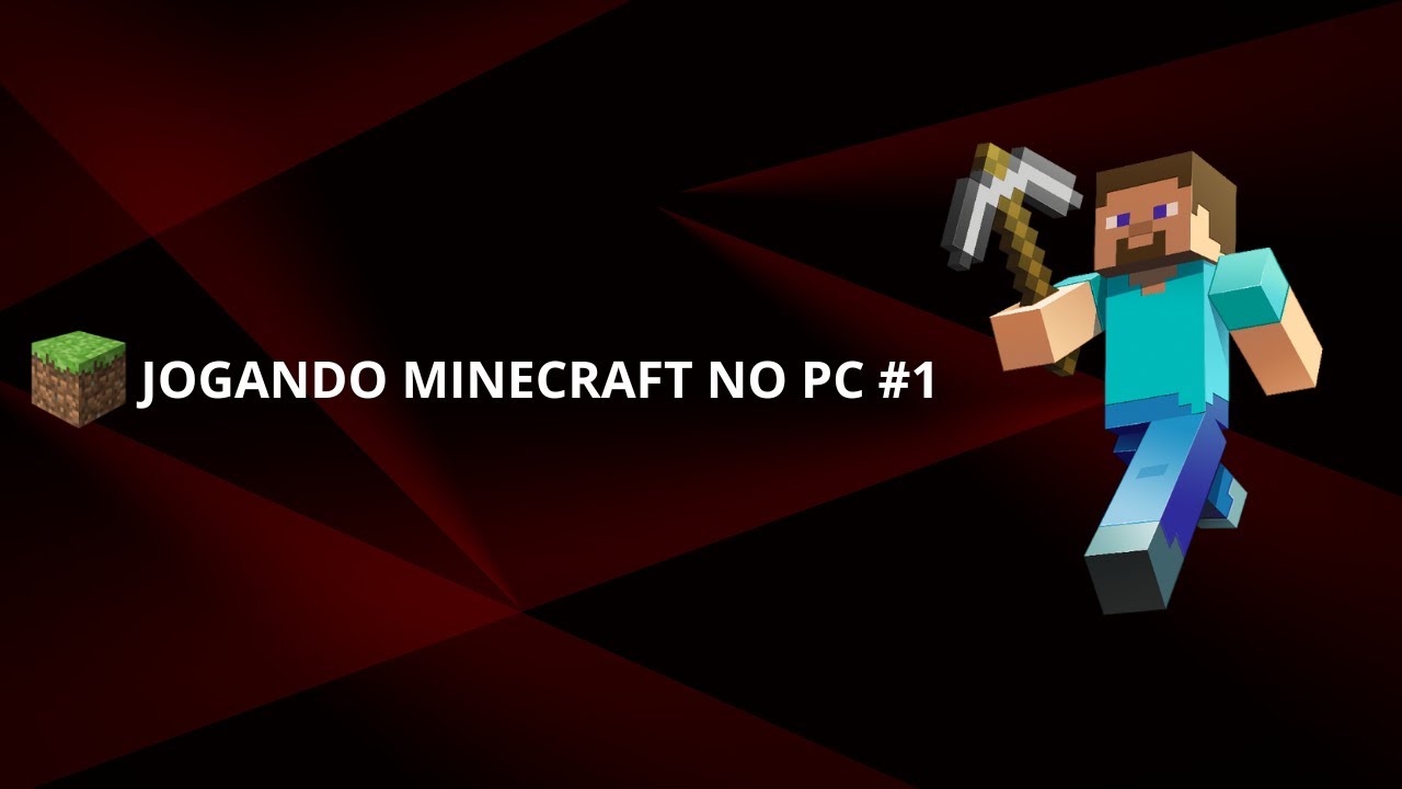 MINECRAFT SURVIVAL NO PC #1 - YouTube
