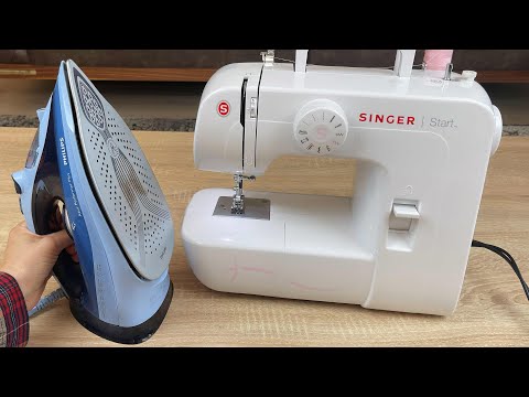 5 Dakikada Dikiş Makinası İle Ütü İçin Yapılabilecek Süper Bir Dikiş Fikri.