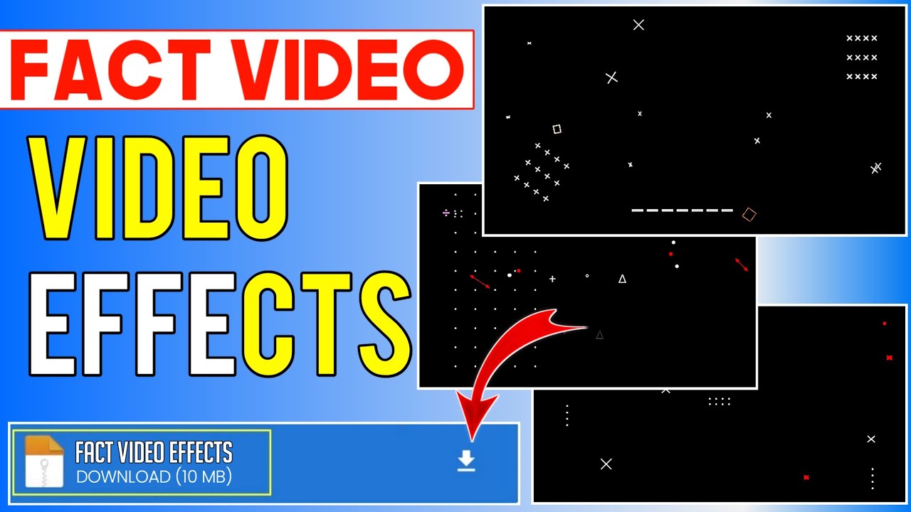 TOP 3 - VIDEO EFFECTS For Fact Channel 🔥 - YouTube