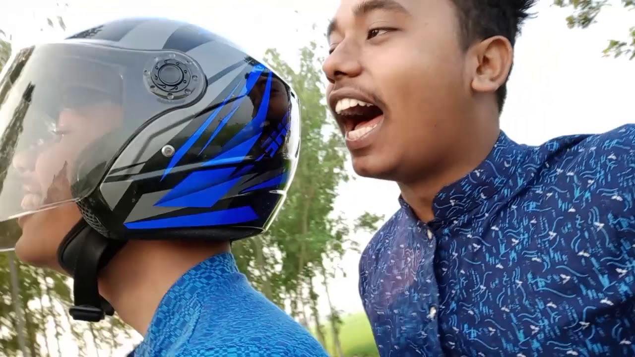 My first motorbike ride - YouTube