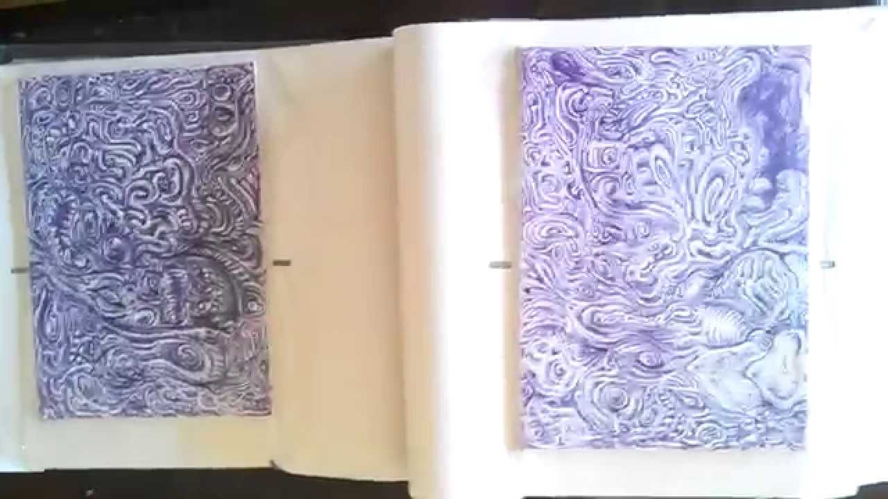 Mini Canvas Ballpoint pen Doodles - YouTube
