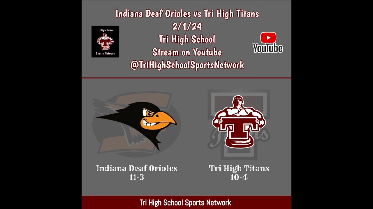 Boys Varsity Basketball Tri High Titans vs ISD Orioles - YouTube