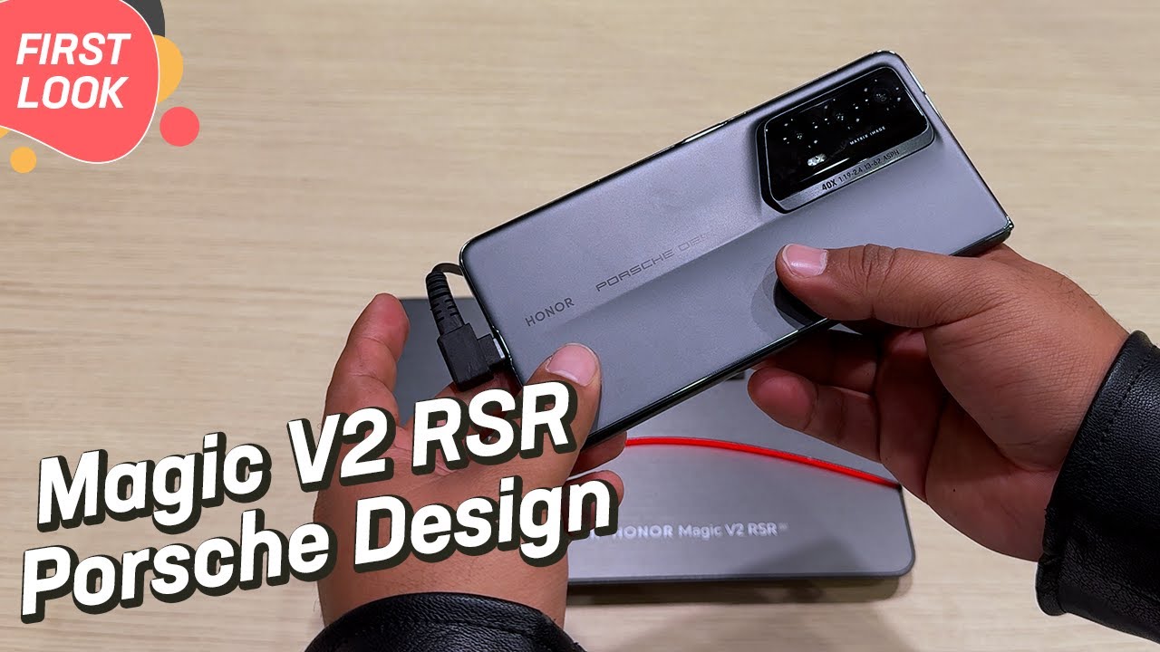 HONOR Magic V2 RSR Porsche Design | First look - YouTube