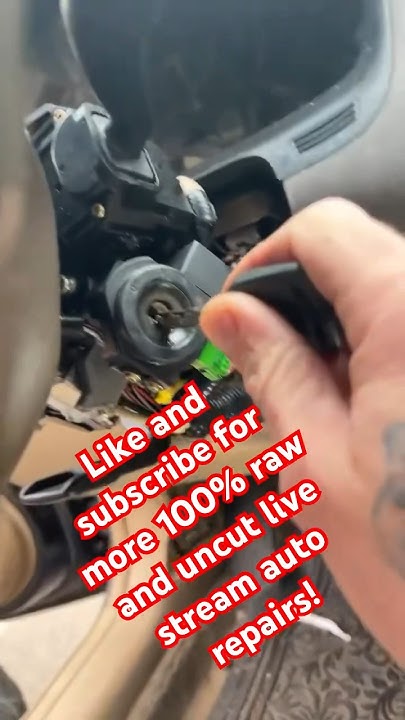 Key stuck in ignition or won’t turn to start vehicle? Fast easy fix! # ...