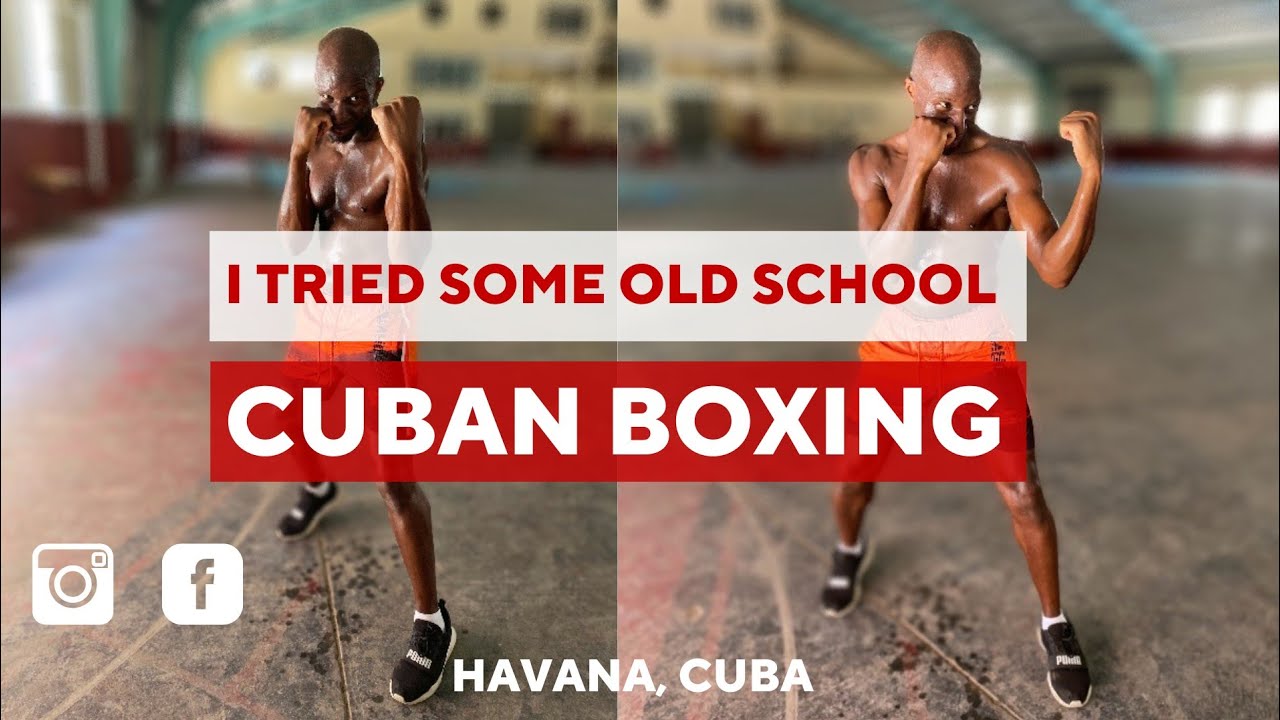 So I tried some OLD SCHOOL CUBAN BOXING with 2 International Boxers ...