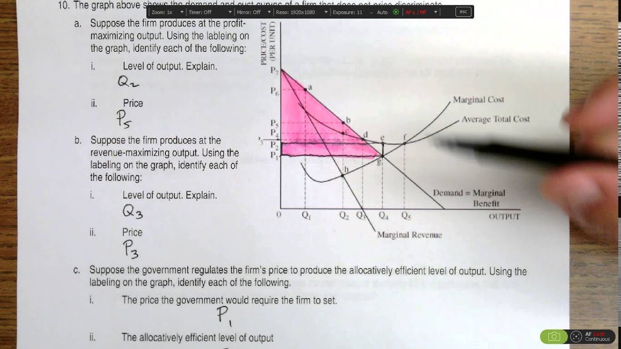 Micro Unit 5 Day 7 Problem #10f - YouTube