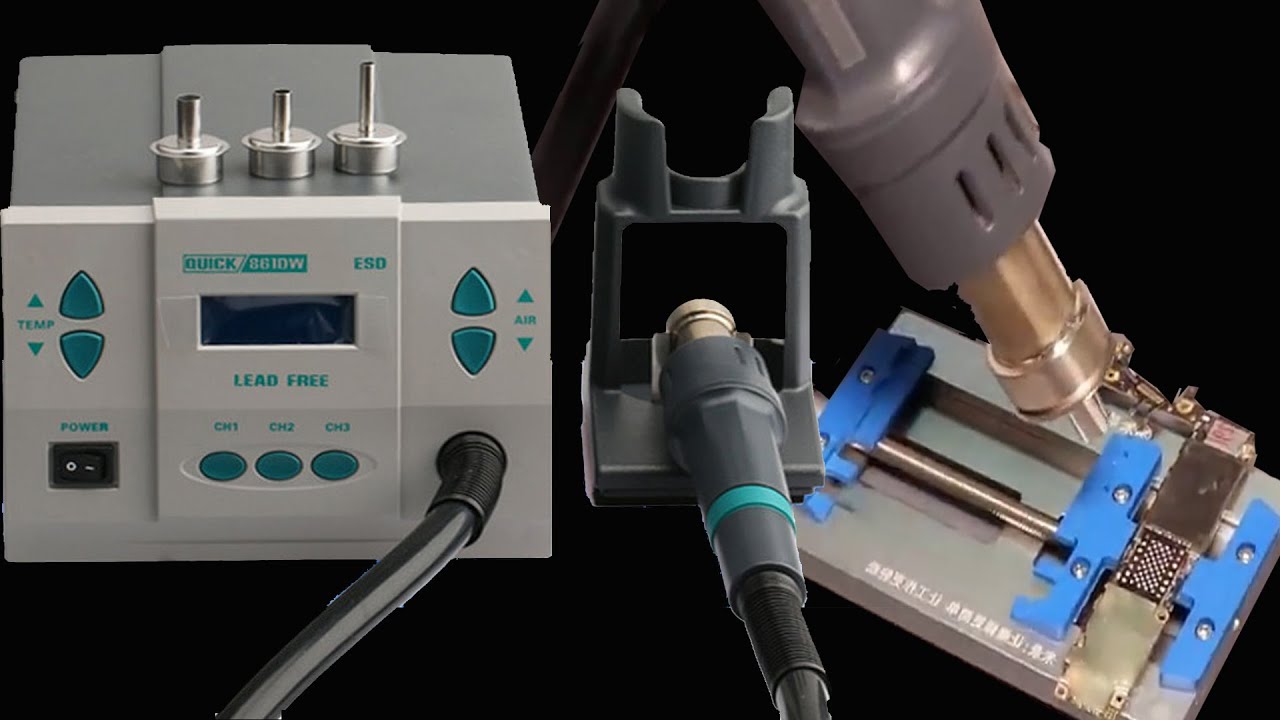 Mobile phone touch lcd Repair Hot air gun Station | smd rework station ...