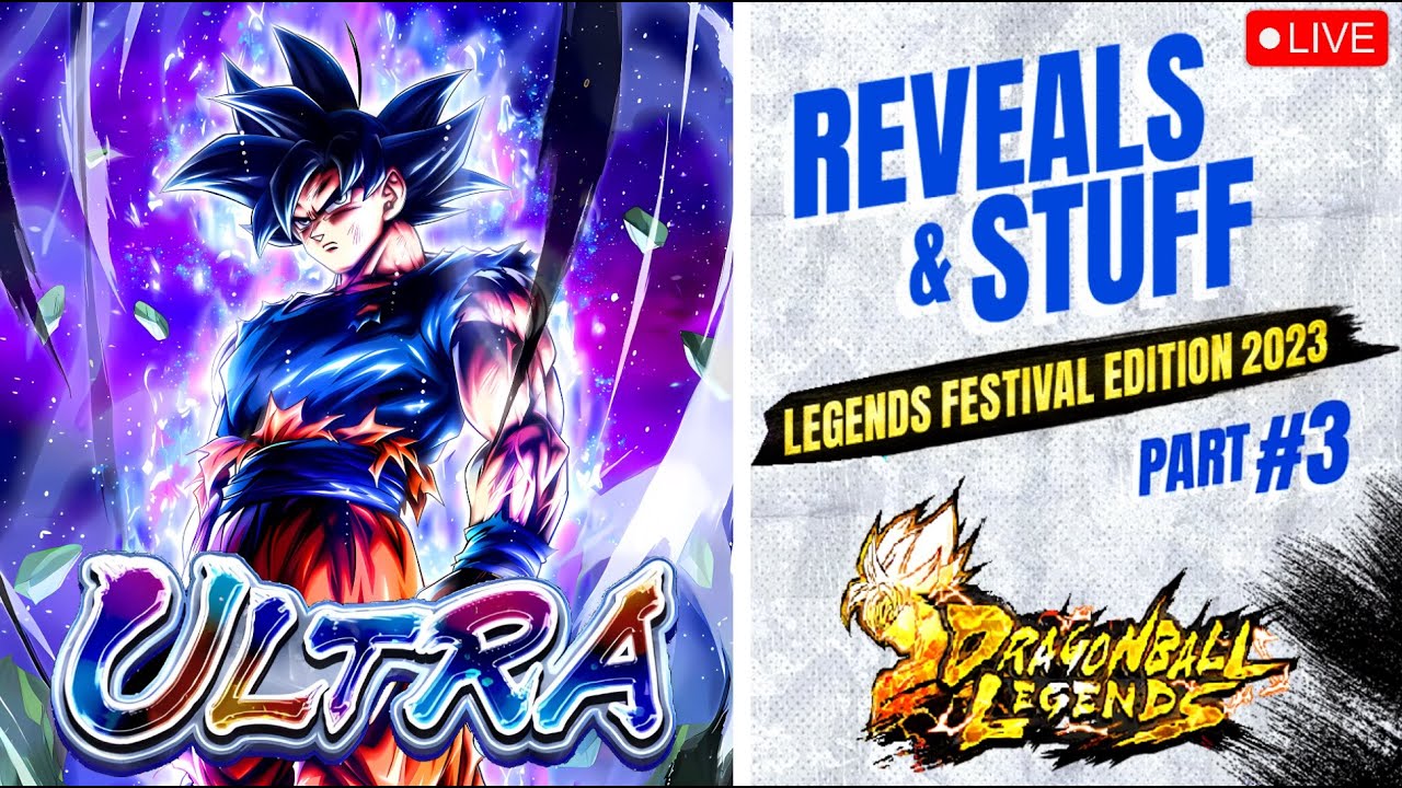 ¡OFICIAL REVEALS & STUFF ESPECIAL LEGENDS FESTIVAL! REVELACION GOKU UI ...