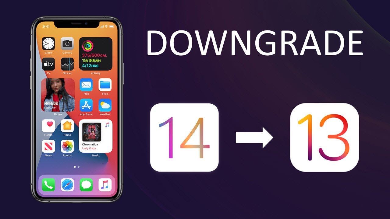 How to Downgrade iOS 14 to iOS 13 without iTunes, No Data Loss - YouTube