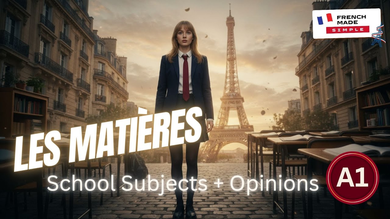 Episode 10 - Les matières | School Subjects & Opinions - YouTube