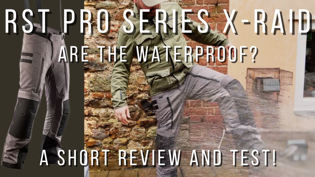 RST Pro Series X-Raid Trouser | Waterproof Test | Short Review - YouTube