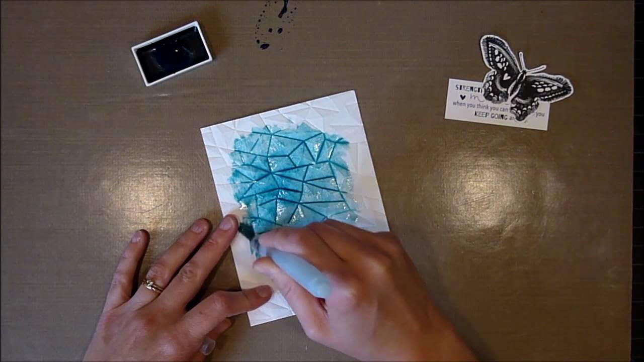 Unity Stamp Co Quick Tip - Watercoloring and Embossing Folders - YouTube