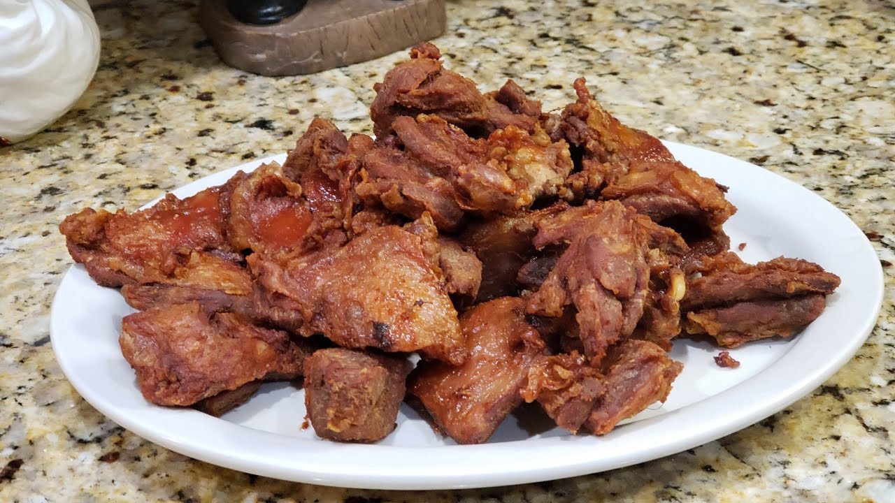 Masas de puerco frita a lo cubano /saily channel - YouTube