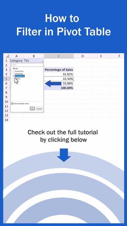 How to Filter in a Pivot Table - YouTube