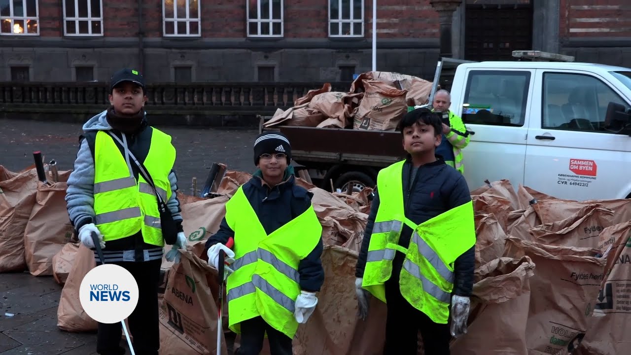 New year clean up campaign in Denmark - YouTube