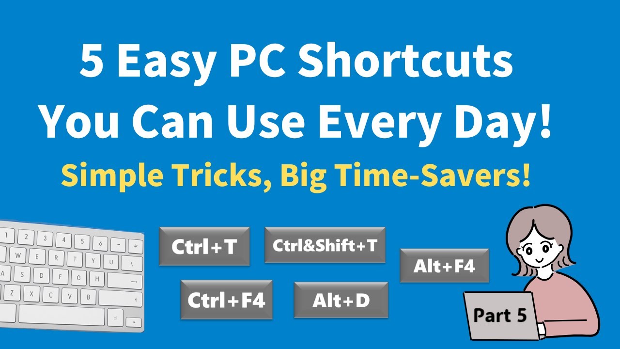 PC Shortcuts to Get Things Done Faster (Part 5) - YouTube