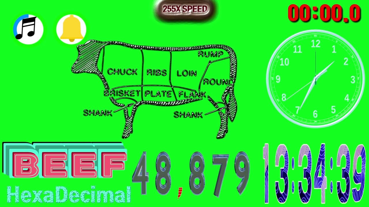 Hexa: BEEF₍₁₆₎ seconds speed FFx countdown timer alarm🔔Name by beef ...