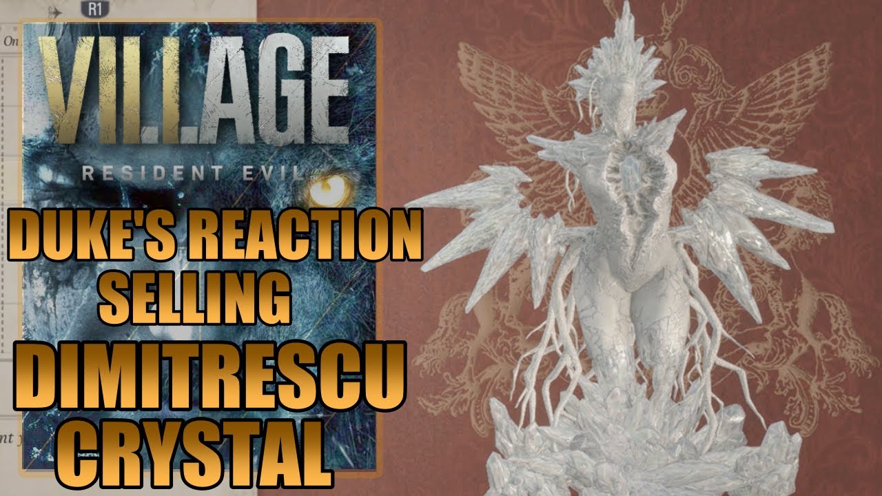 What Happens Selling Lady Dimitrescu's Crystal to Duke - Resident Evil ...