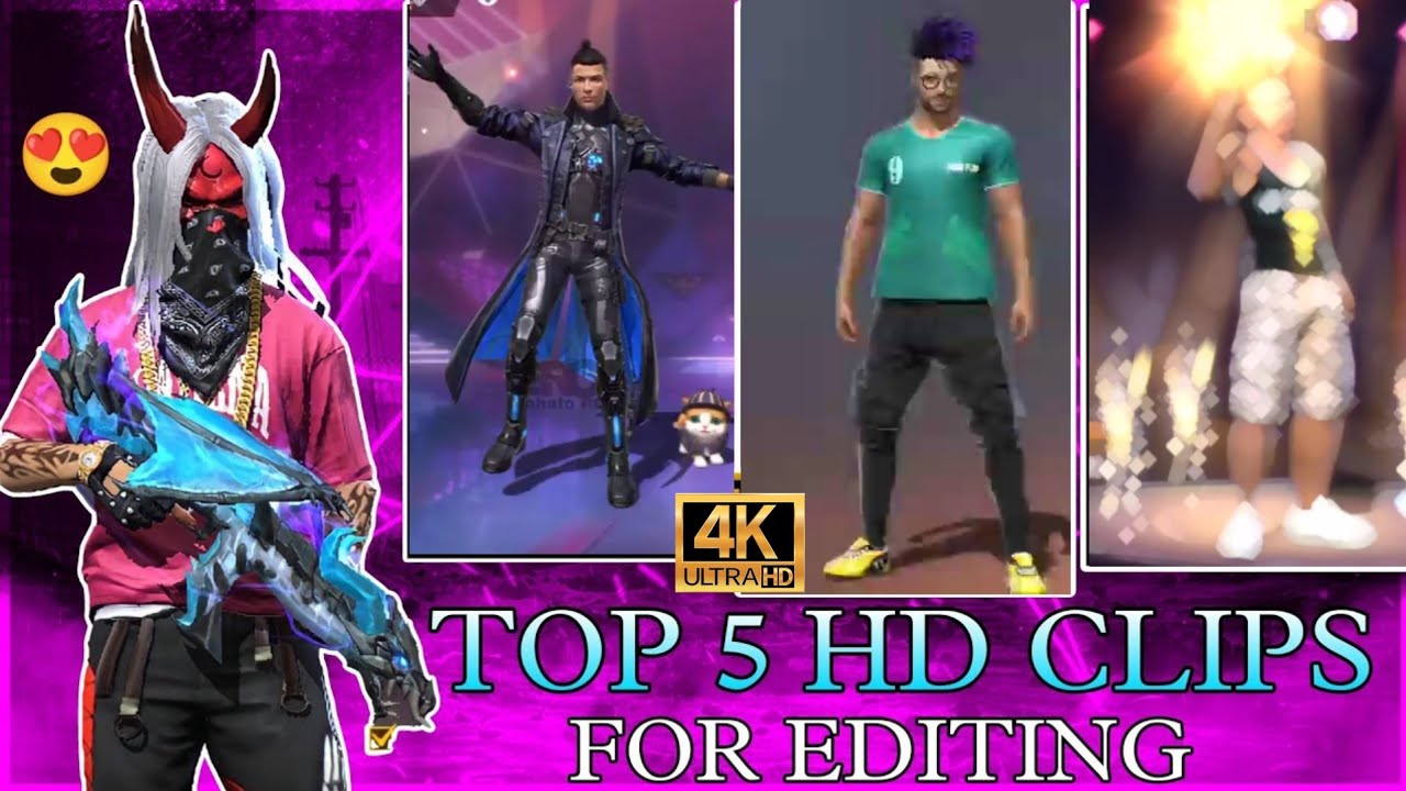 Free Fire Best Clips Pack || Free Fire 5+Clips Pack|| Free Fire HD ...