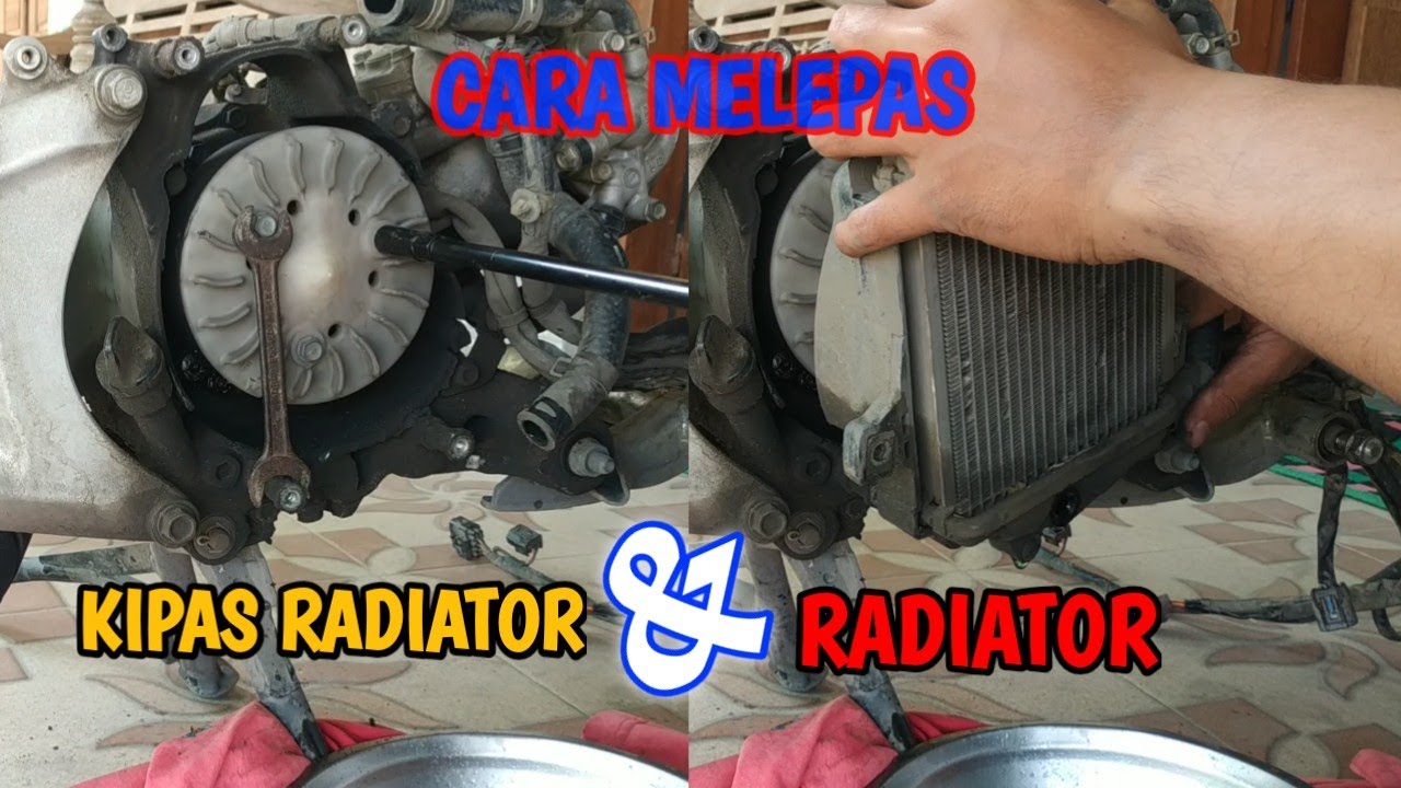 CARA MELEPAS RADIATOR DAN KIPAS RADIATOR VARIO // - YouTube
