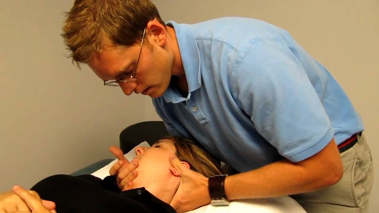 C1-2 Rotatory HVLAT Chin-Hold Technique - YouTube