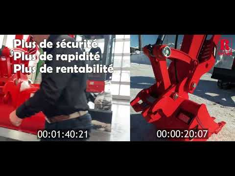 Quick attach Rivard on the new Kubota KX040-5