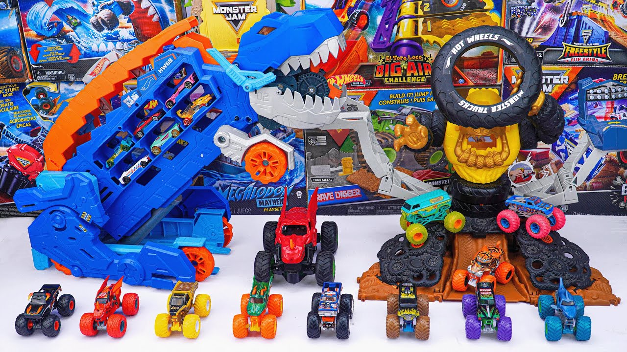 Monster Jam Collection Unboxing Review | Monster Jams Gears and ...