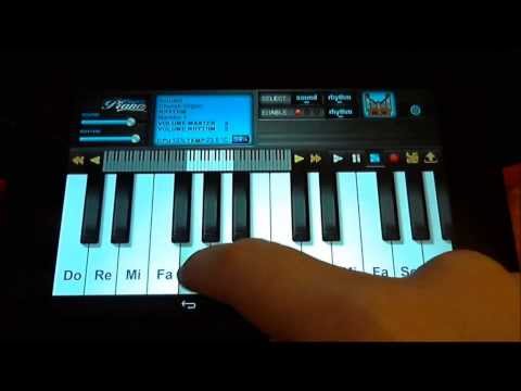 Superpiano for android 2014 version.