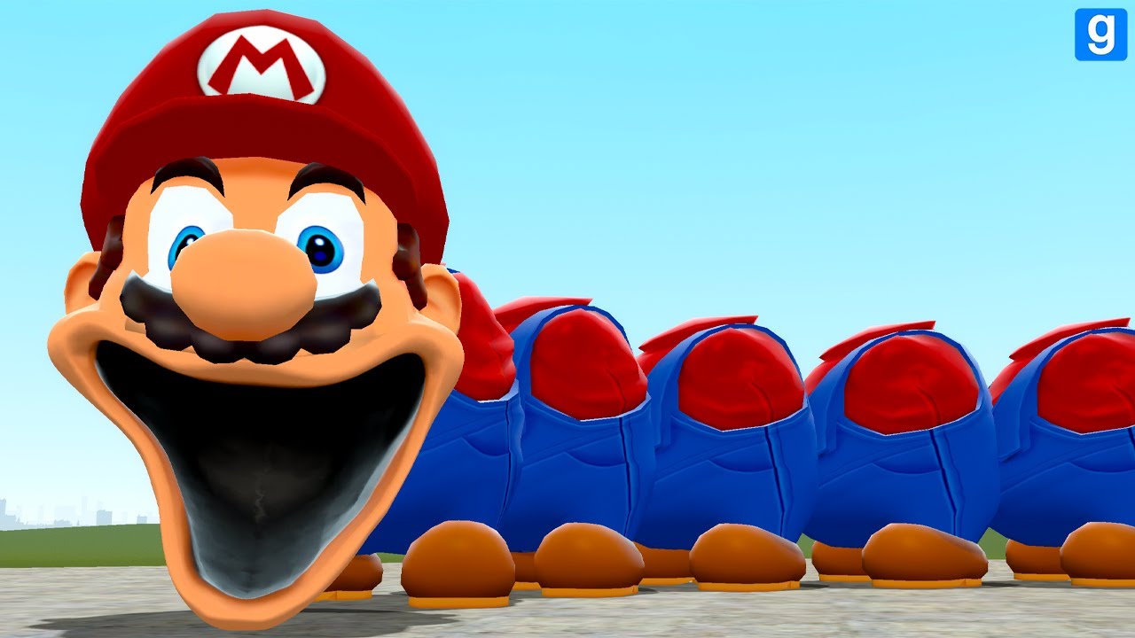 I MADE NEW ROBLOX HUNGRY MARIO WORM In Garry's Mod! - YouTube
