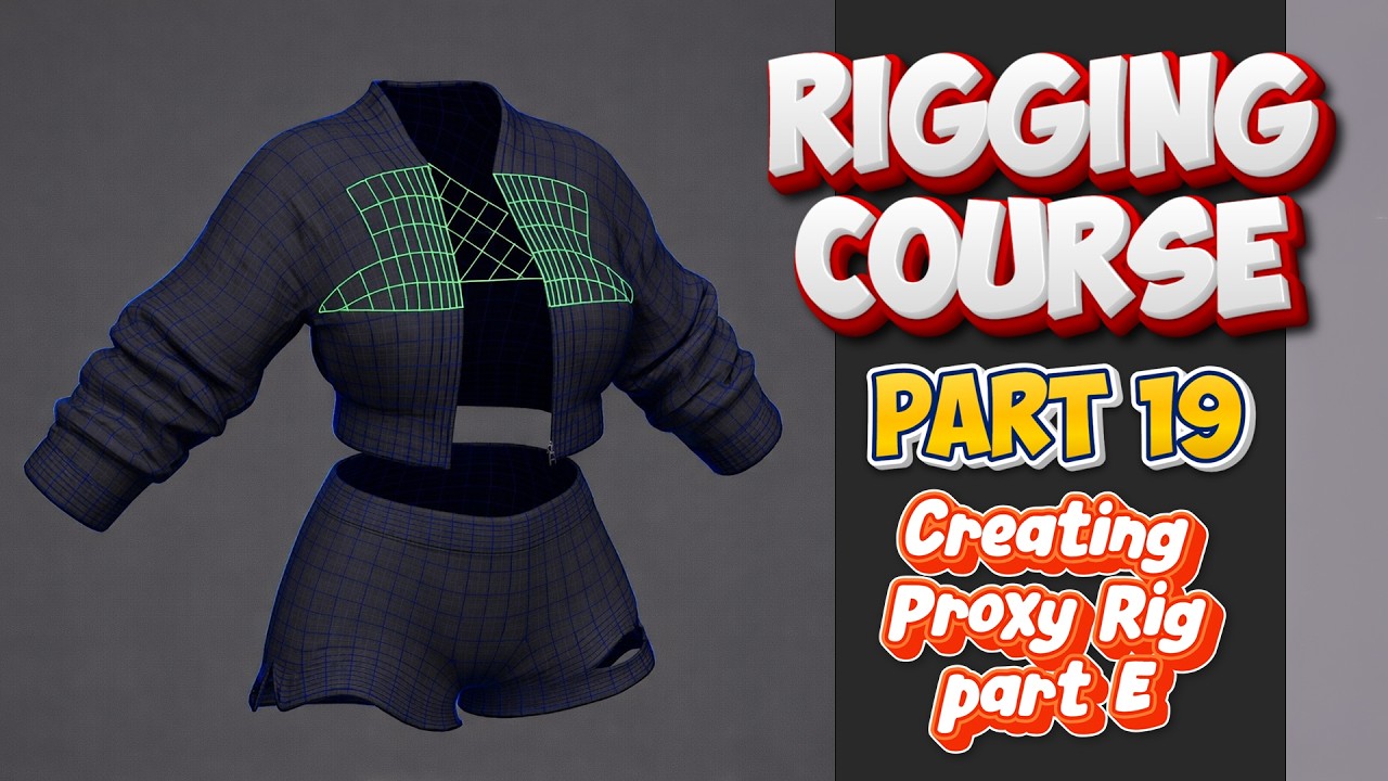 Rigging with Advanced Skeleton - Part 19 - Proxy Rig Development Part E ...